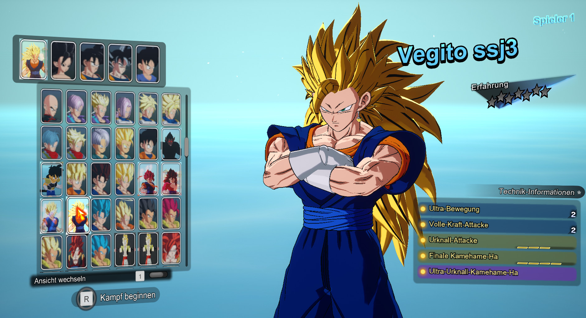 Anime Premiere Vegito Hairstyle and More Mod for Dragon Ball: Sparking ...