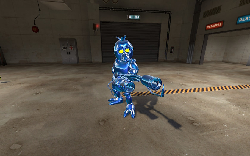 Chica (FNaF AR) over Pyro Mod for Team Fortress 2 | TF2 Mods