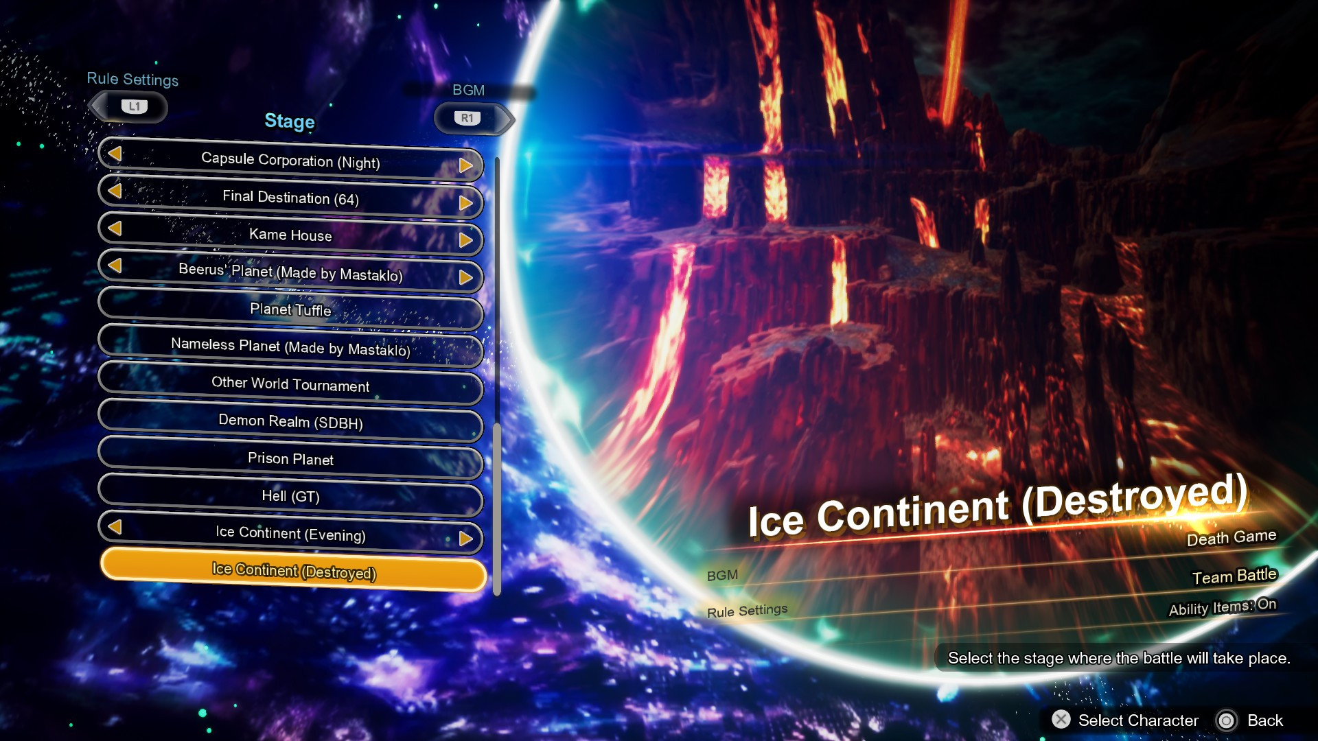 Ice Continent (Super) Mod for Dragon Ball: Sparking! ZERO | DBSZ Mods