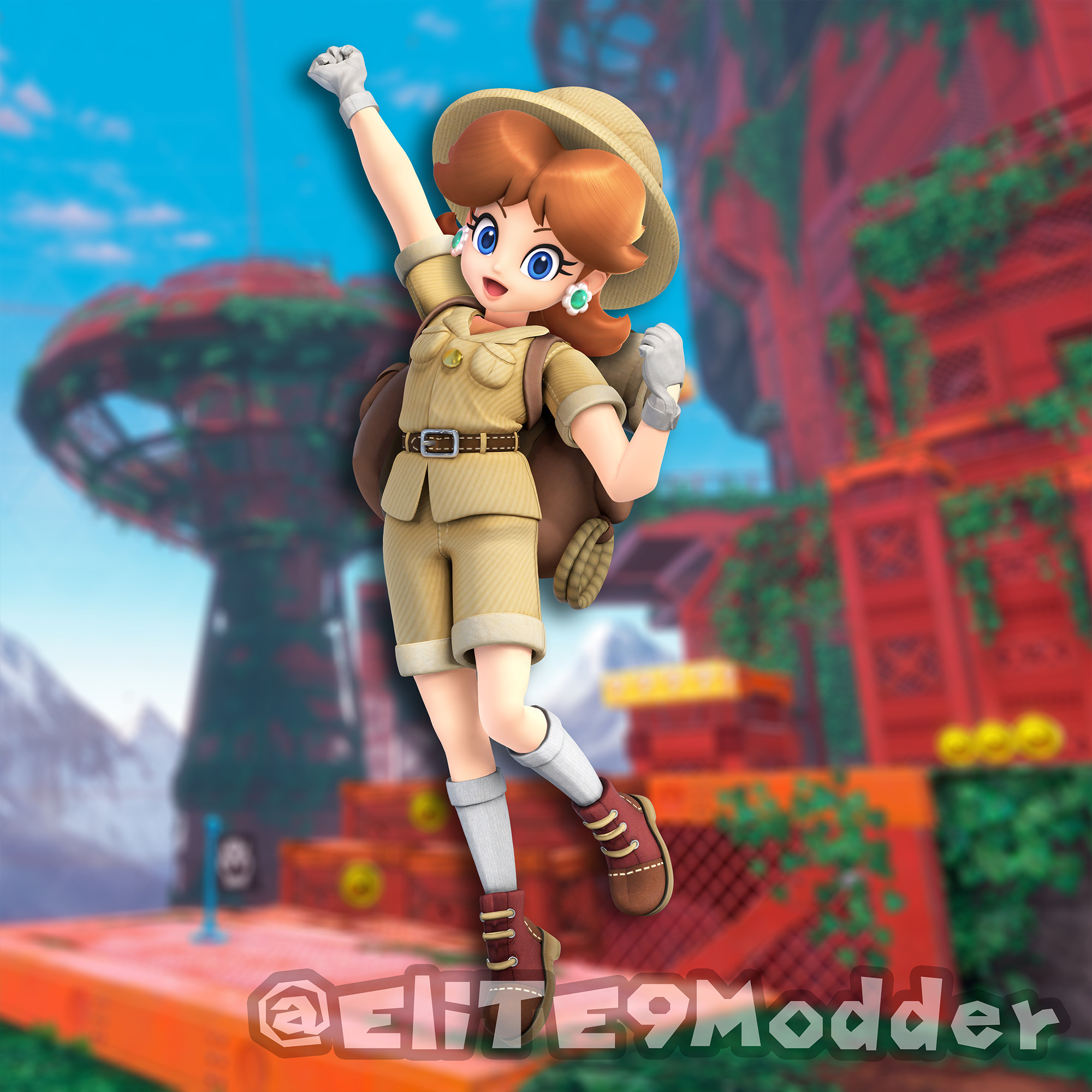 Explorer Daisy Mod for Super Smash Bros. Ultimate | SSBU Mods