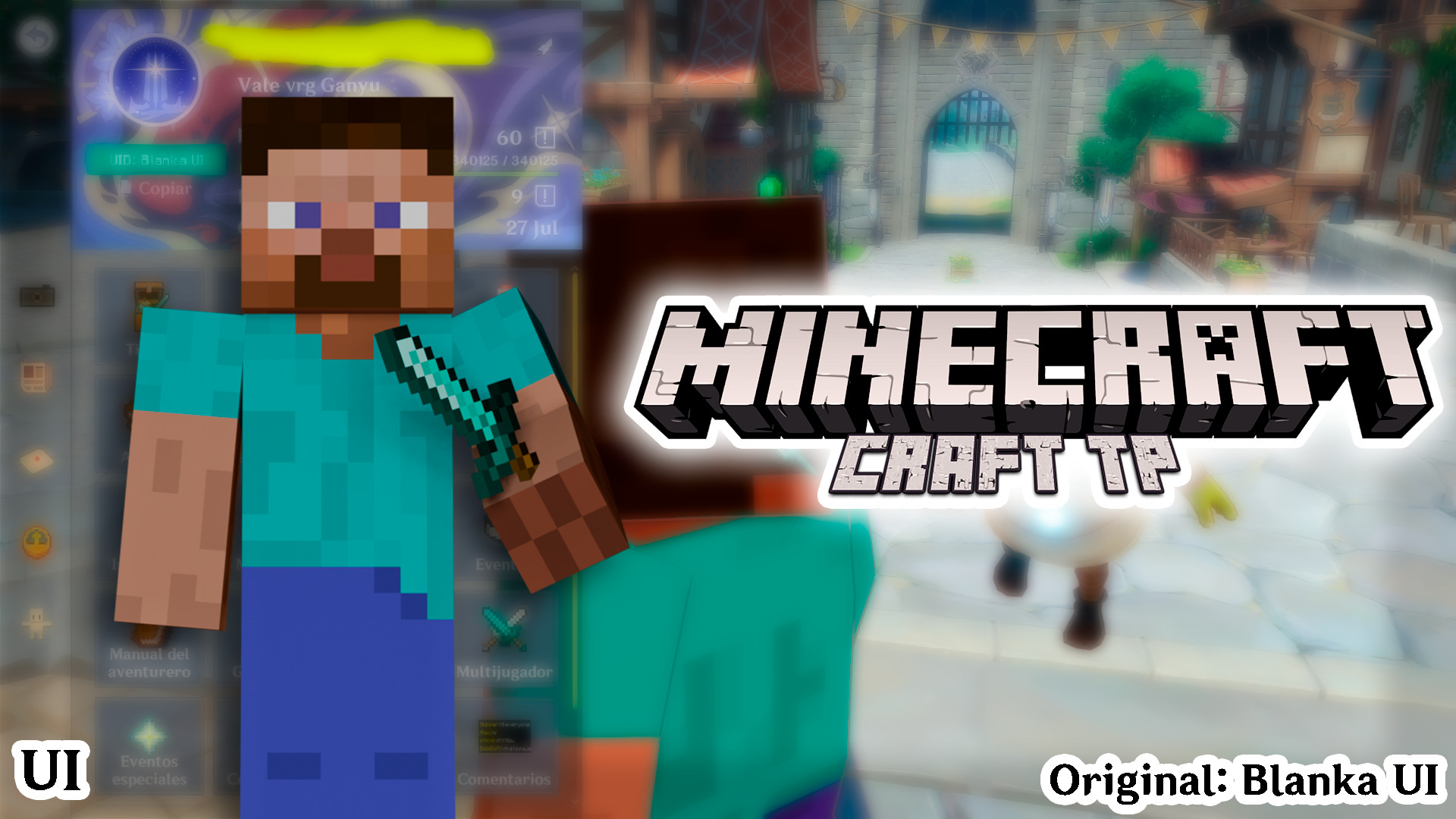 Minecraft CraftTP / UI modified Mod for Genshin Impact | GI Mods