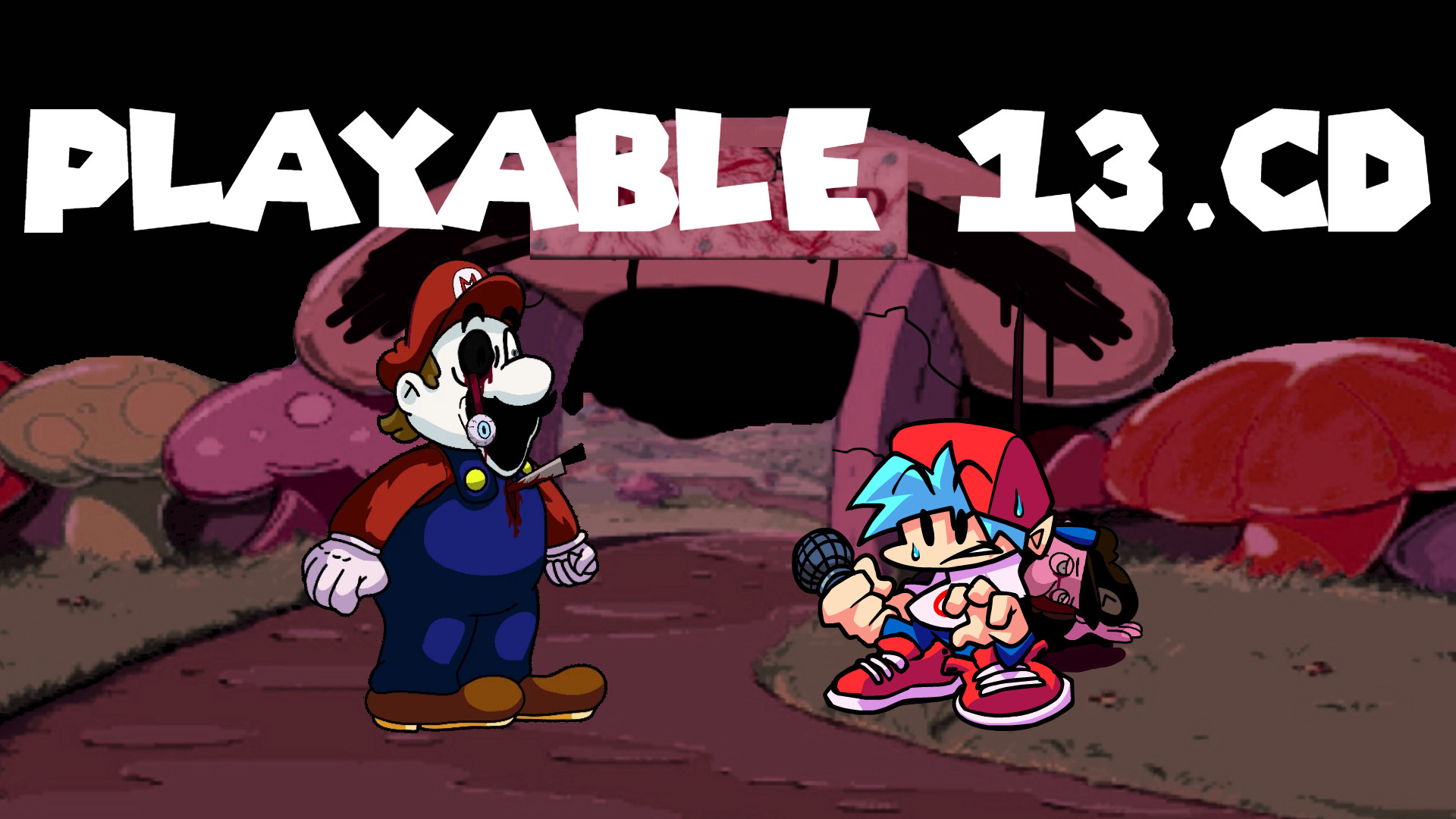 [SENSITIVE CONTENT] Playable 13.CD Mod for Friday Night Funkin' | FNF Mods