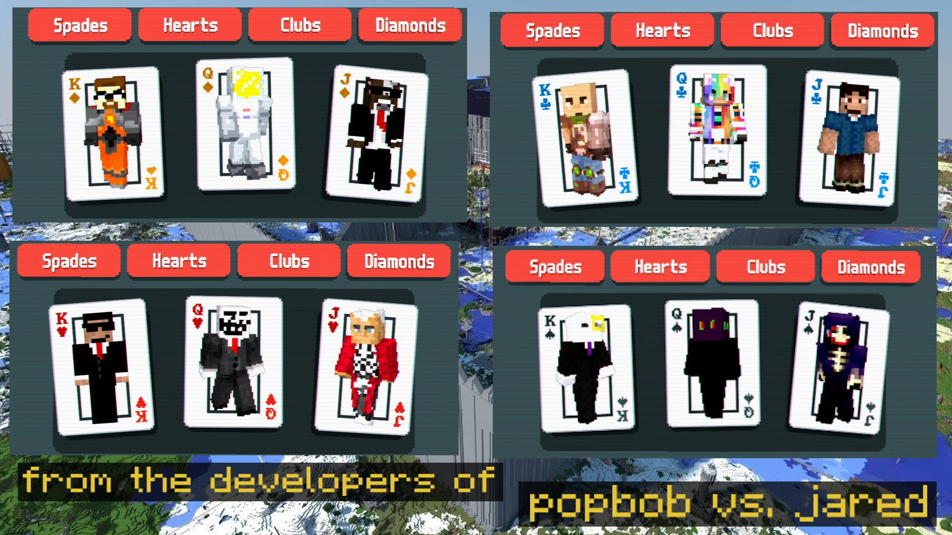 2b2t Face Cards Skin Mod for Balatro | Balatro Mods
