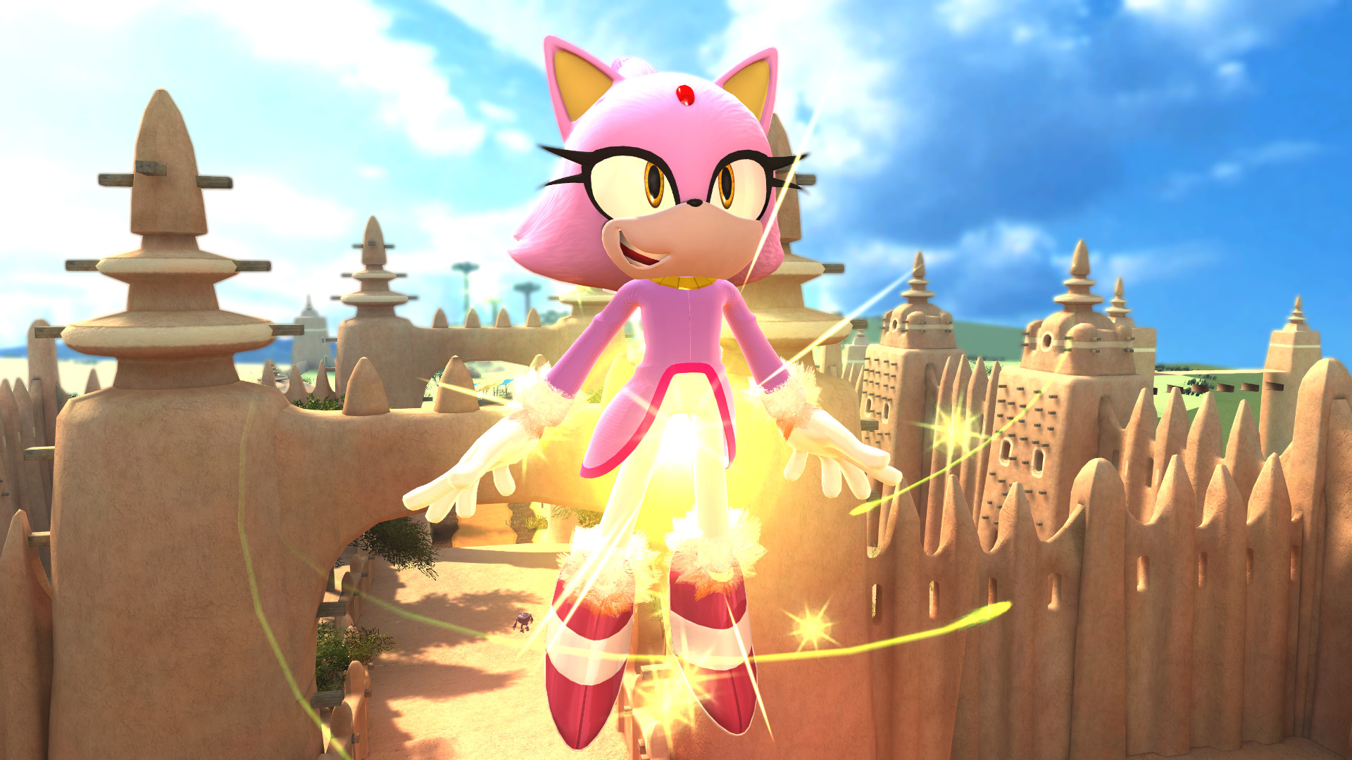 Sonic The Werehog And Blaze The Werecat