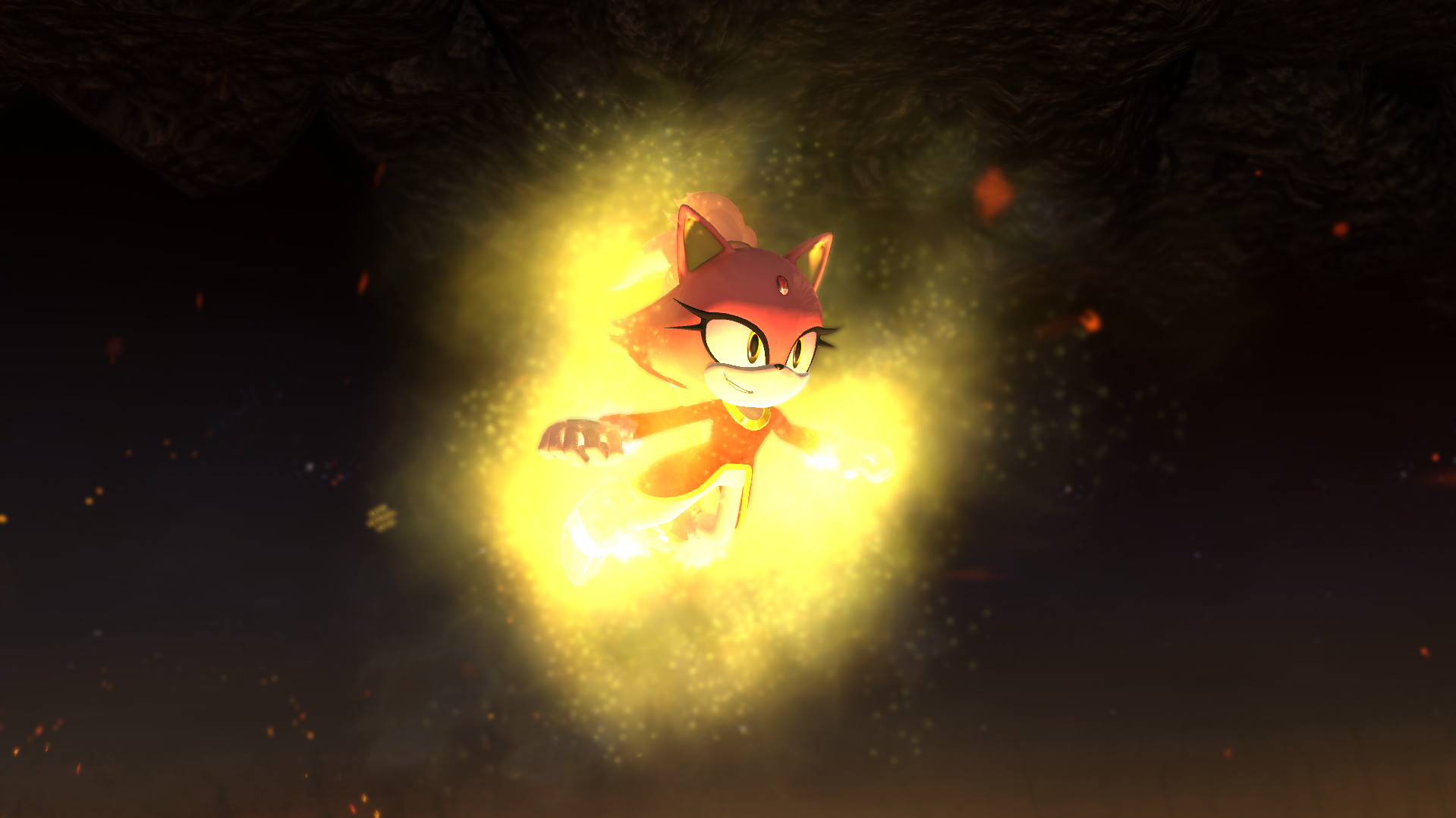 Sonic The Werehog And Blaze The Werecat