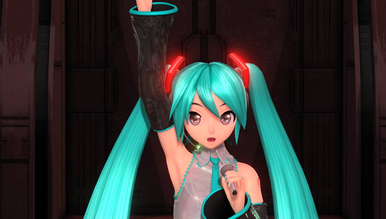 Moving hair clips & Glowing Miku Mod for Hatsune Miku: Project DIVA Mega Mix+ | PDMegaMix+ Mods