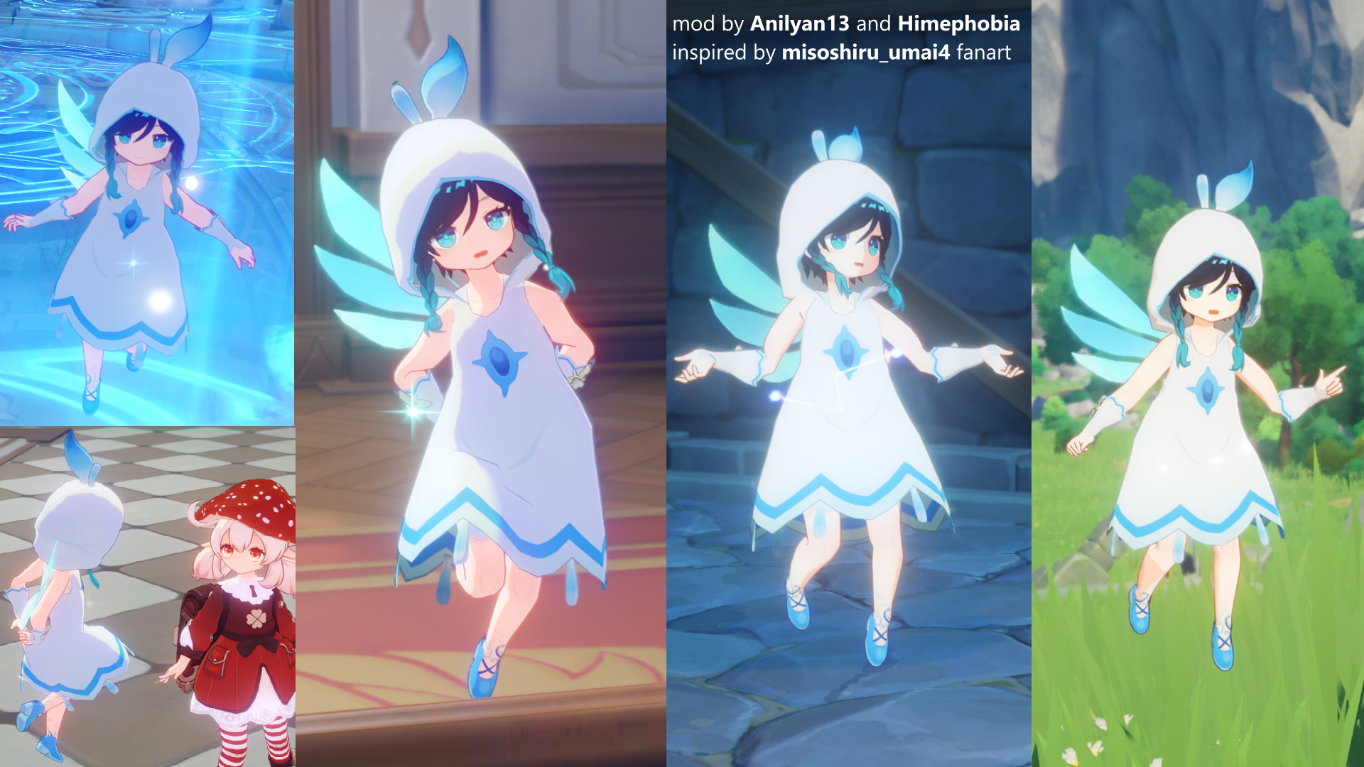 Baby Wisp Venti - Paimon Override Mod for Genshin Impact | GI Mods