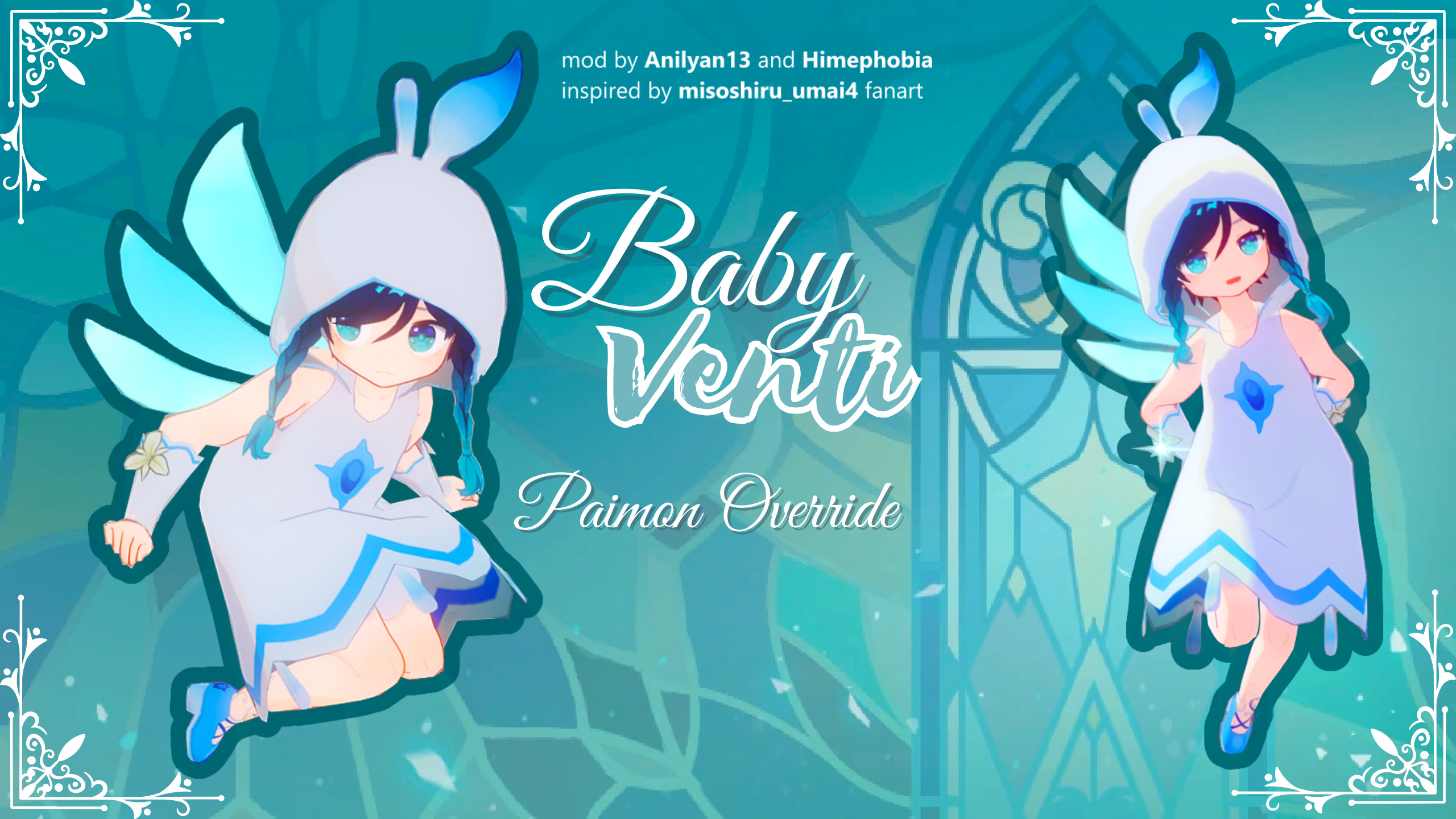 Baby Wisp Venti - Paimon Override Mod for Genshin Impact | GI Mods