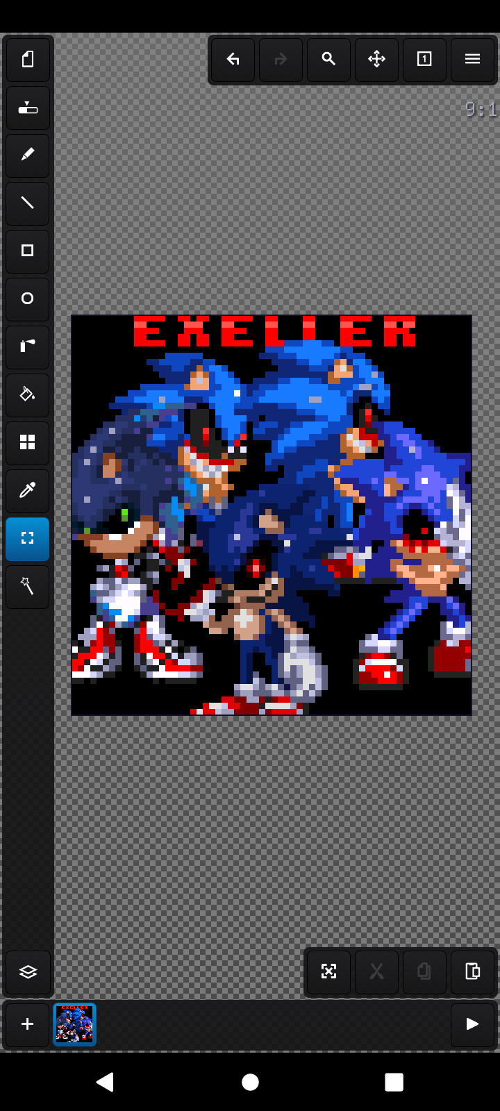 Extra slot Exeller TD2D Mod for Sonic 3 A.I.R. | S3AIR Mods