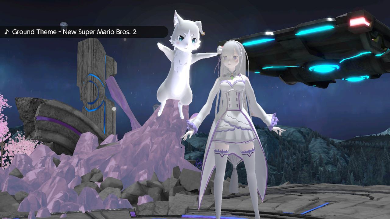 Emilia and Puck over Rosalina and Luma Mod for Super Smash Bros ...