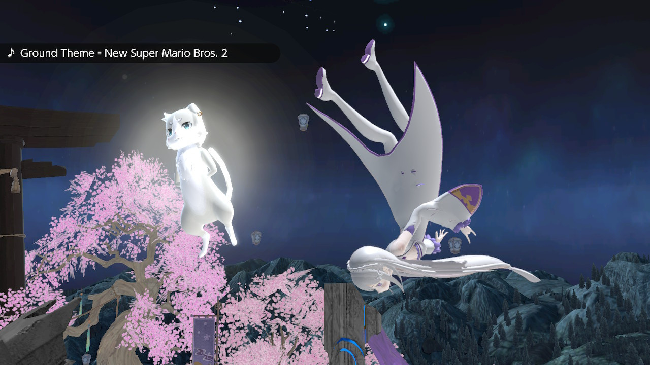 Emilia and Puck over Rosalina and Luma Mod for Super Smash Bros ...