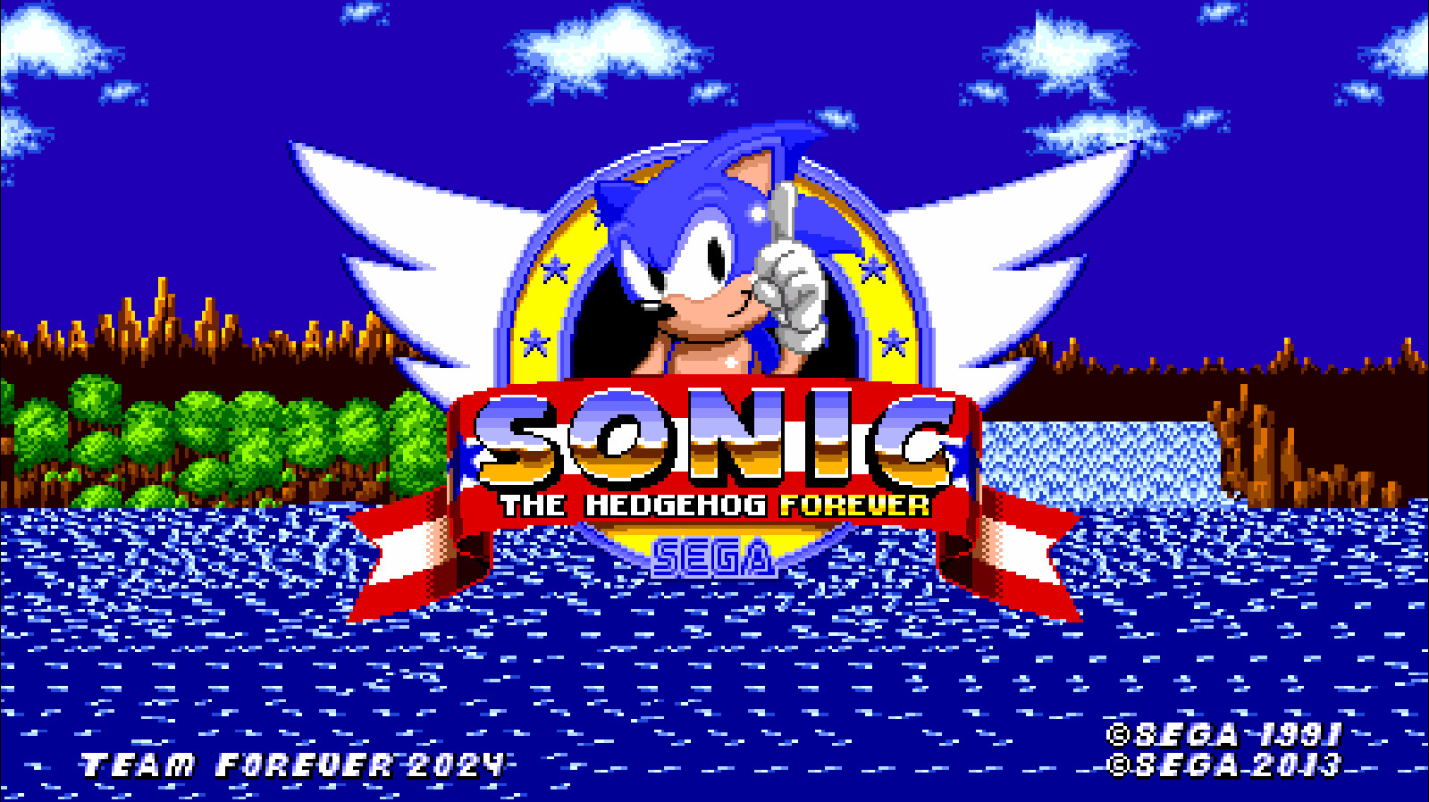 Flat HUD + Original Objects Mod for Sonic the Hedgehog Forever | S1F Mods