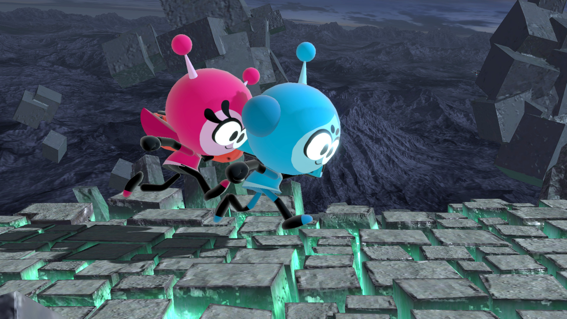 Vita Boy & Mina Girl over Ice Climbers (Request) Mod for Super Smash ...