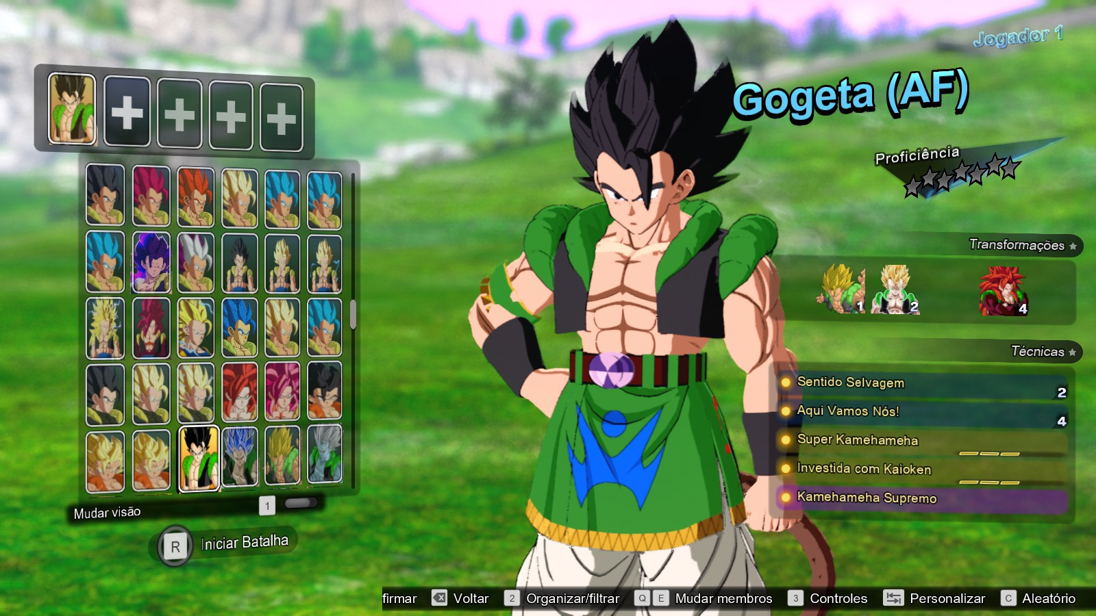 [New Characters] Gogeta AF - ALL FORM'S Mod for Dragon Ball: Sparking ...