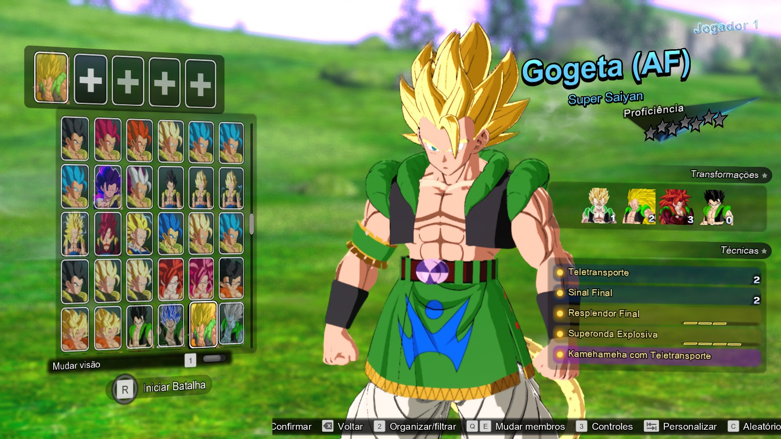 [New Characters] Gogeta AF - ALL FORM'S Mod for Dragon Ball: Sparking ...