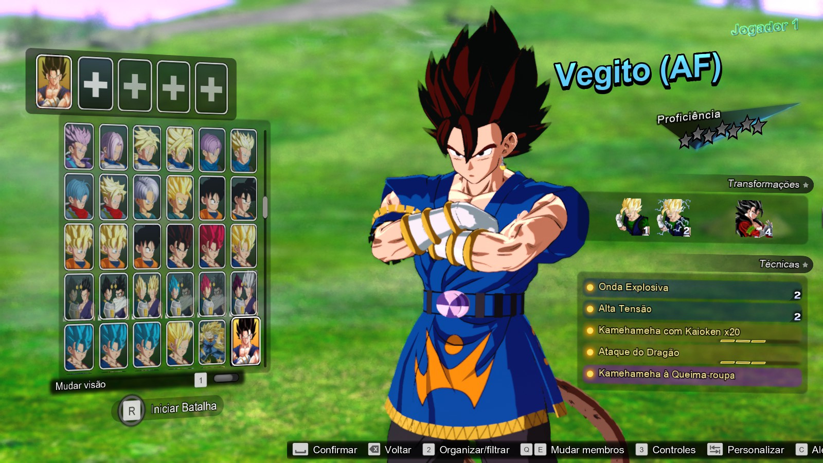 [New Characters] Vegito AF - ALL FORM'S Mod for Dragon Ball: Sparking ...