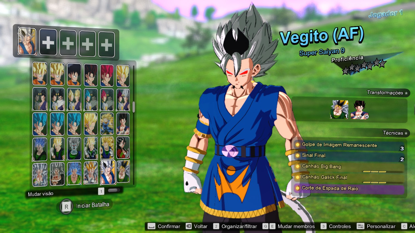 [New Characters] Vegito AF - ALL FORM'S Mod for Dragon Ball: Sparking ...