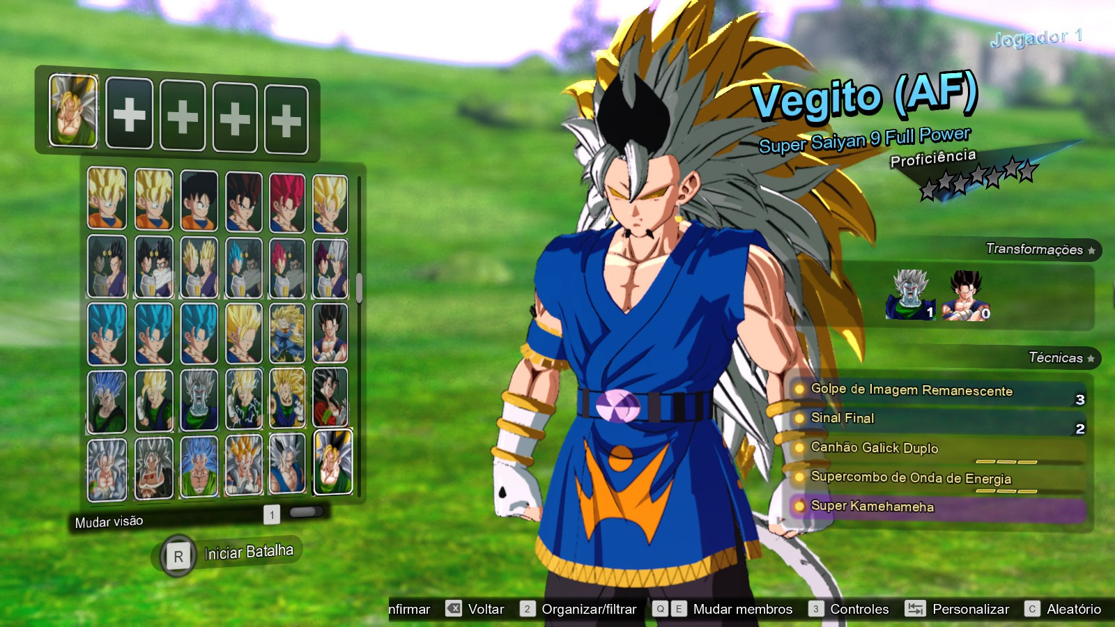 [New Characters] Vegito AF - ALL FORM'S Mod for Dragon Ball: Sparking ...