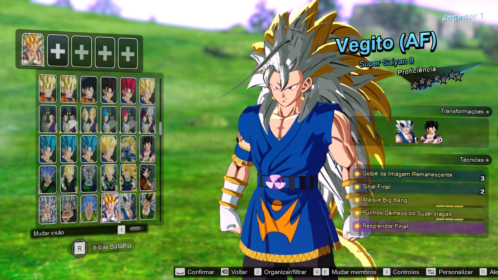 [New Characters] Vegito AF - ALL FORM'S Mod for Dragon Ball: Sparking ...