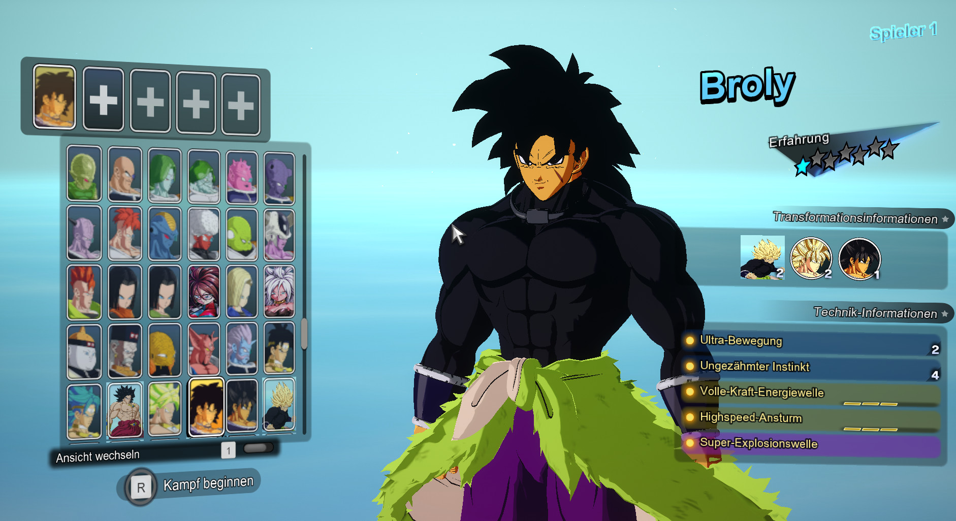Base broly super new model Mod for Dragon Ball: Sparking! ZERO | DBSZ Mods