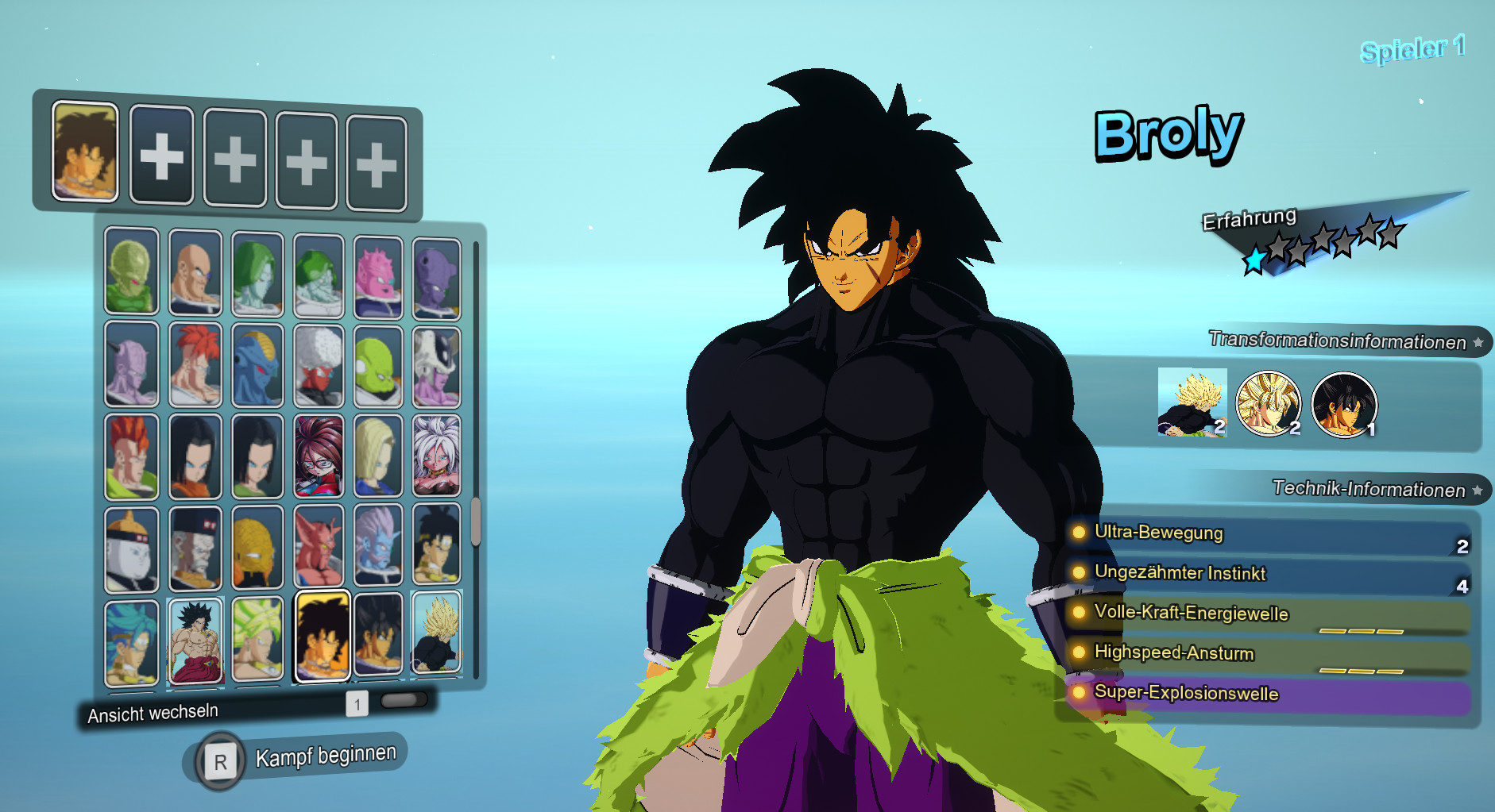 Base broly super new model Mod for Dragon Ball: Sparking! ZERO | DBSZ Mods