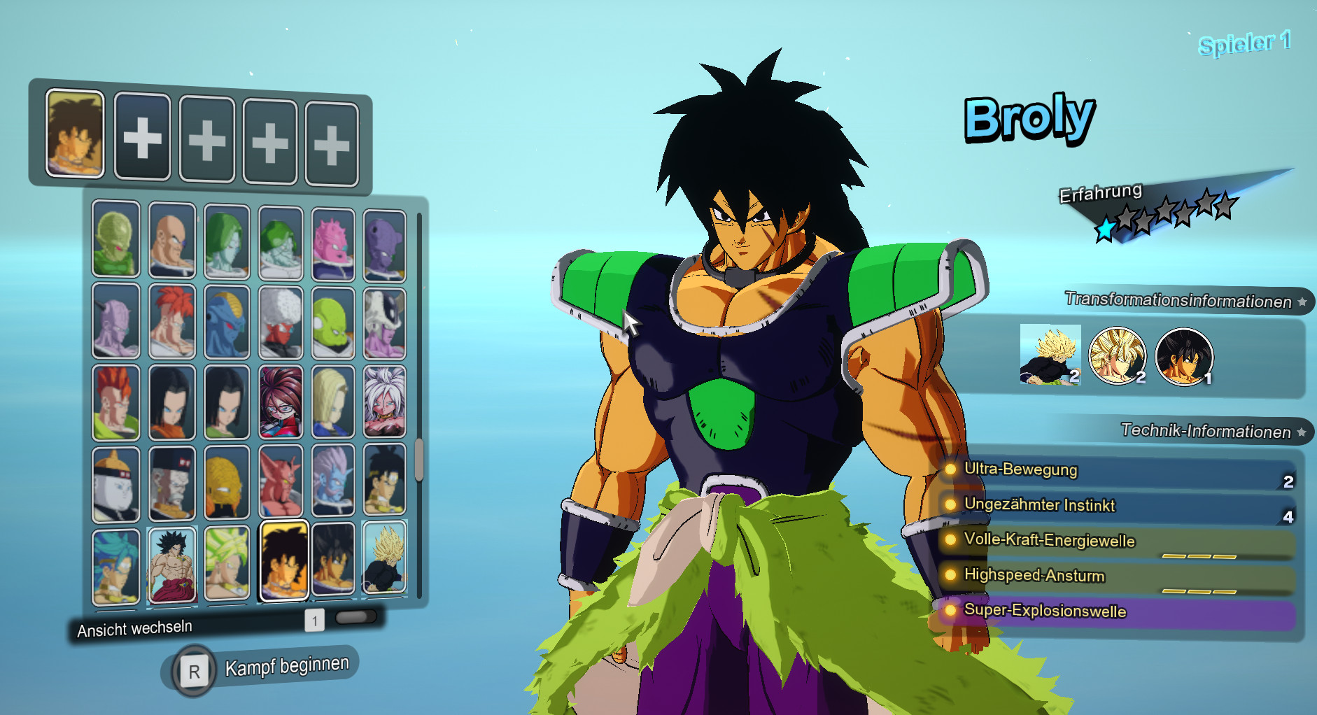 Base broly super new model Mod for Dragon Ball: Sparking! ZERO | DBSZ Mods