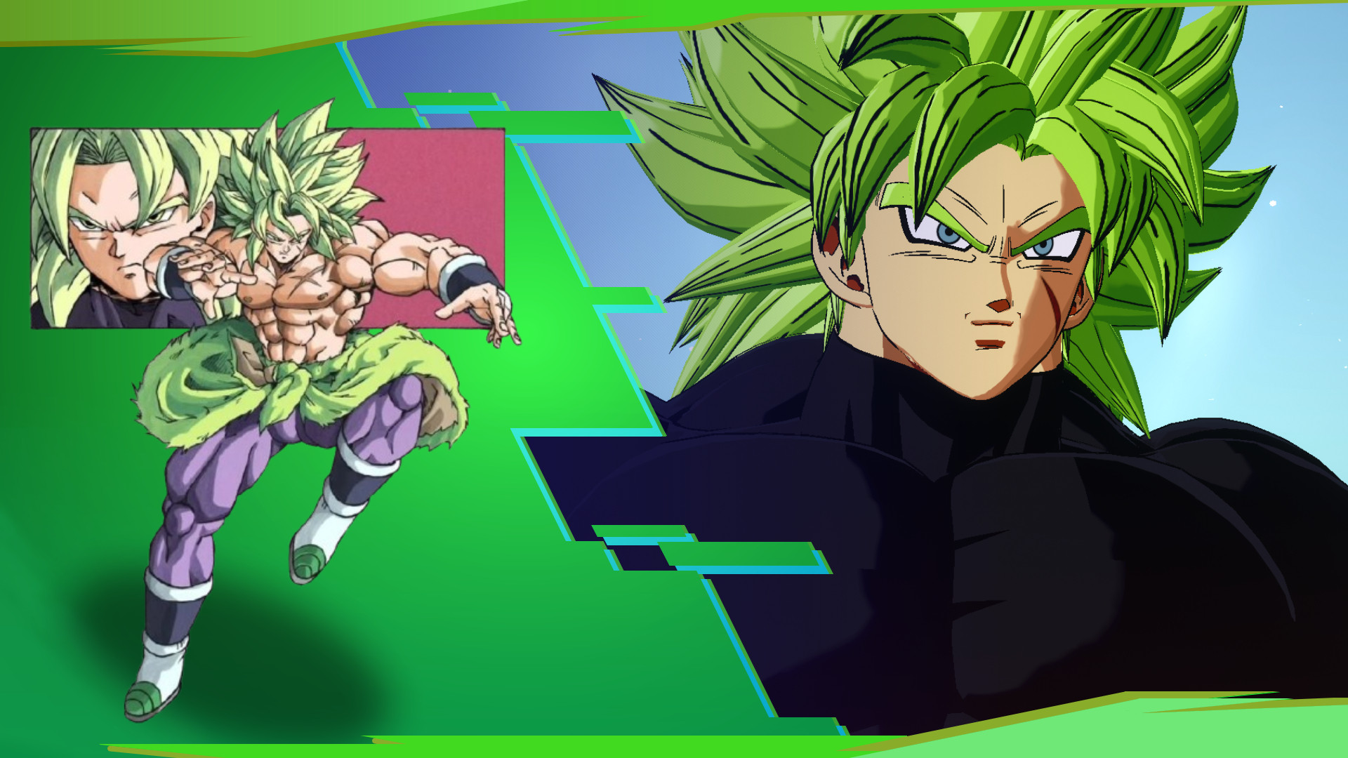 Ssj and Lssj broly, movie hair model Mod for Dragon Ball: Sparking ...
