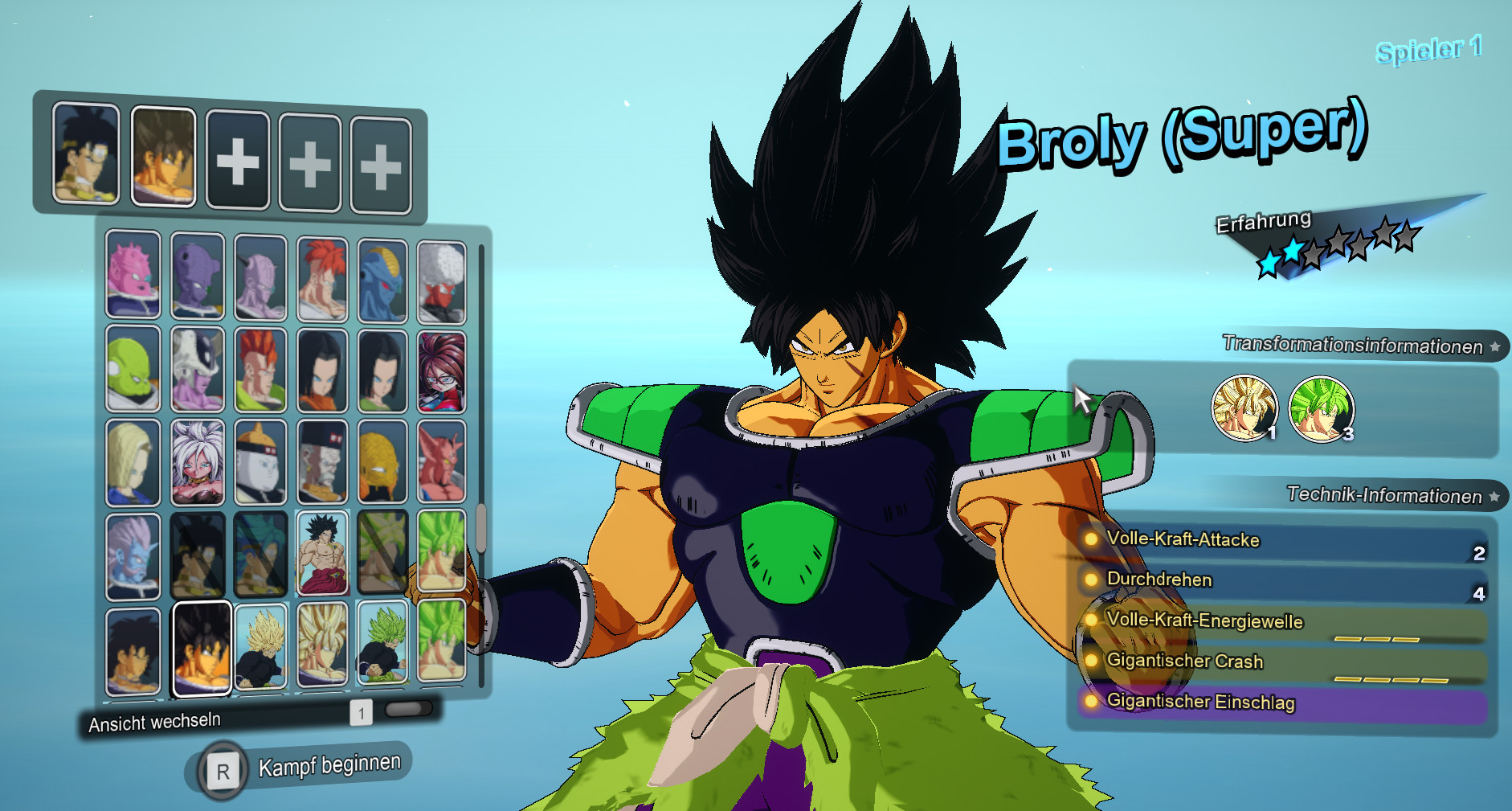 Ssj and Lssj broly, movie hair model Mod for Dragon Ball: Sparking ...