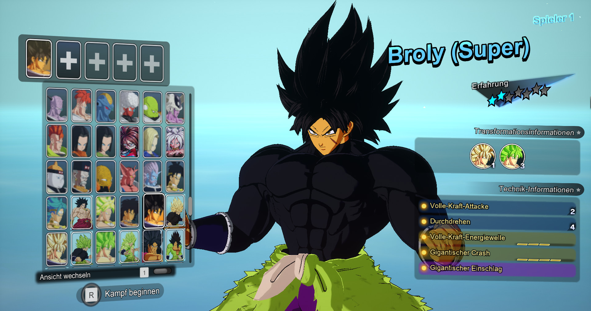 Ssj and Lssj broly, movie hair model Mod for Dragon Ball: Sparking ...