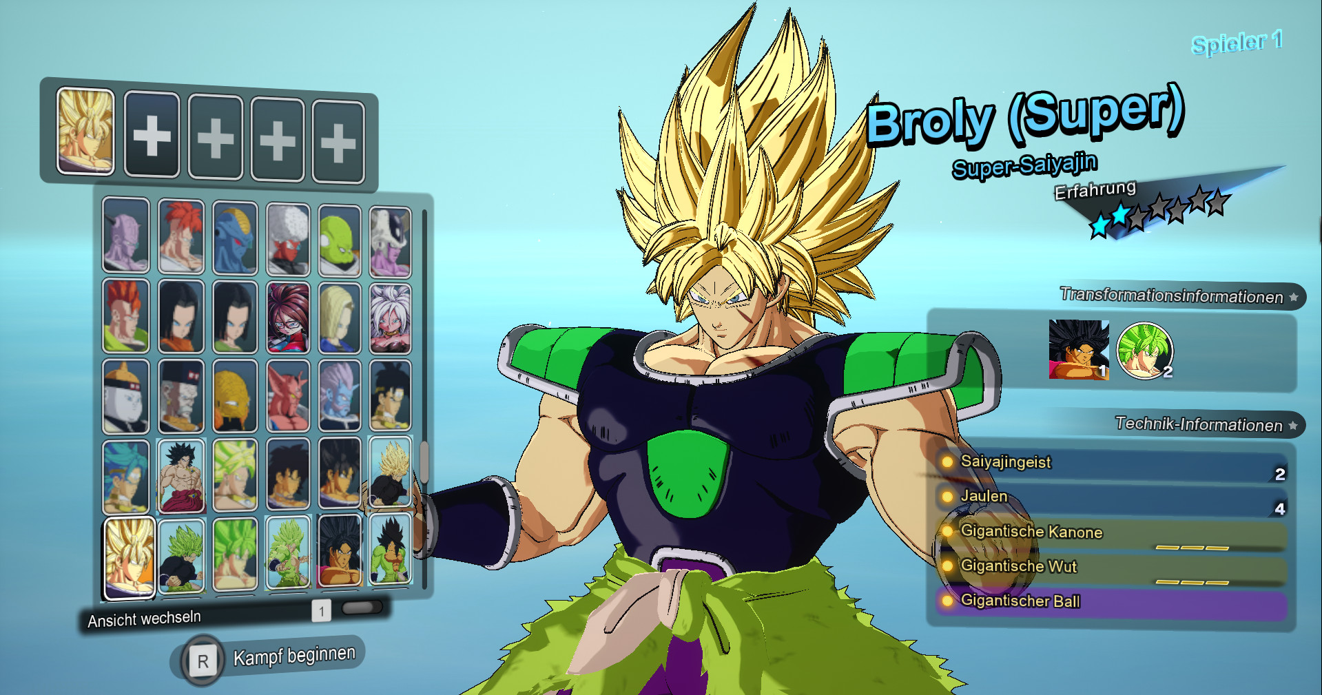 Ssj and Lssj broly, movie hair model Mod for Dragon Ball: Sparking ...