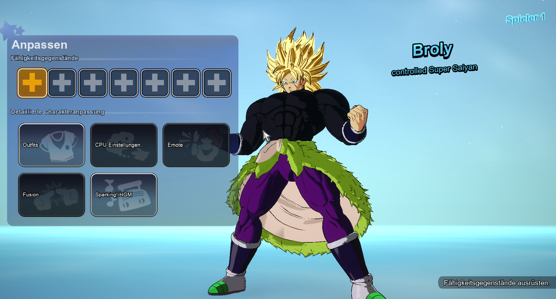 Ssj and Lssj broly, movie hair model Mod for Dragon Ball: Sparking ...