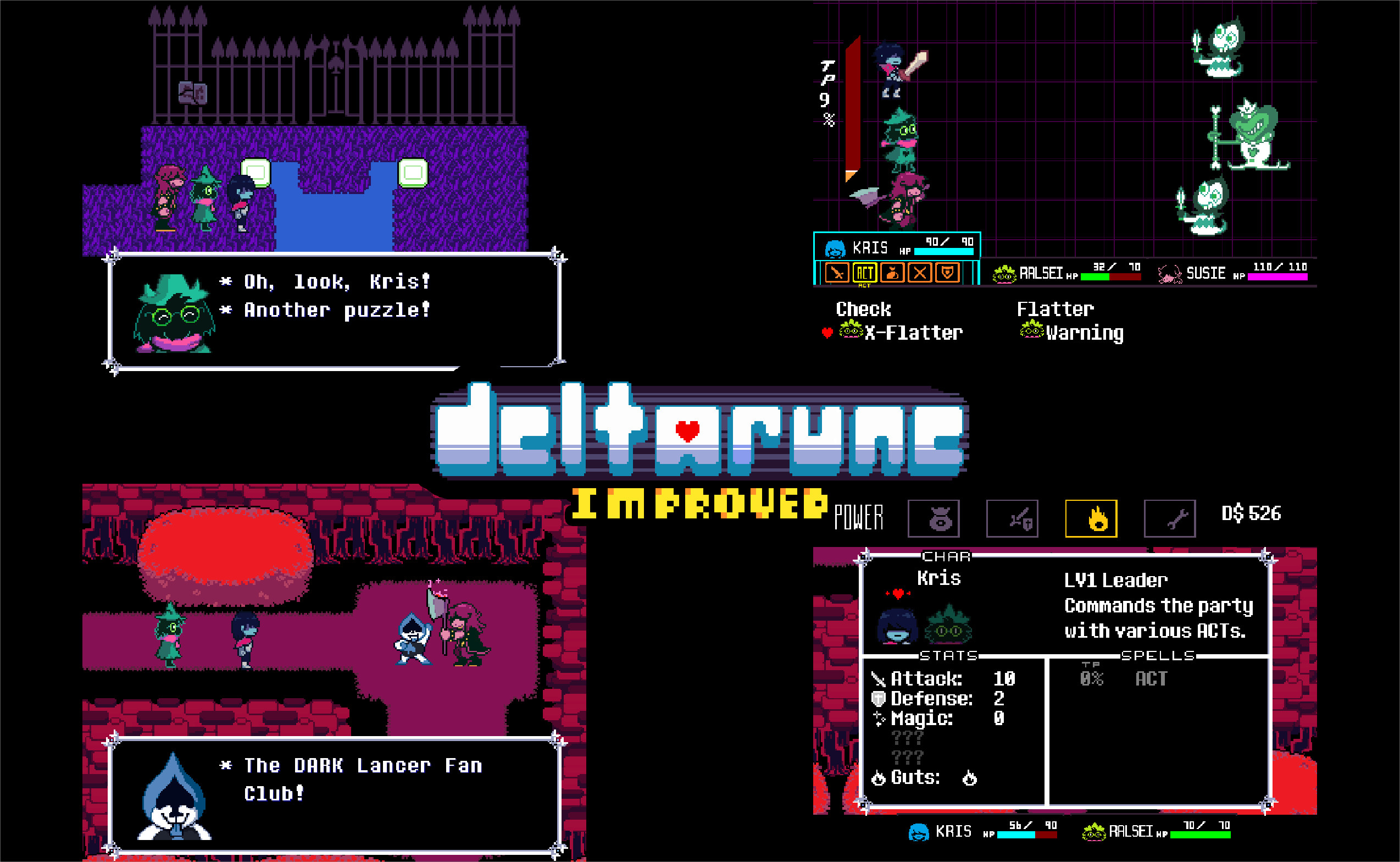 Deltarune Improved Project(Chapter 1 Completed) Mod for Deltarune | DR Mods