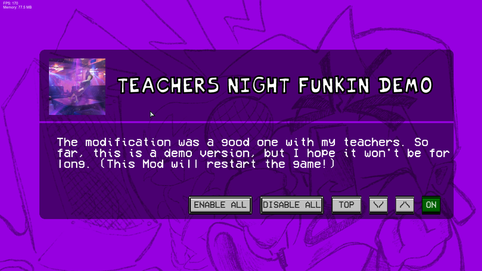 Teacher's Night Funkin DEMO Mod for Friday Night Funkin' | FNF Mods