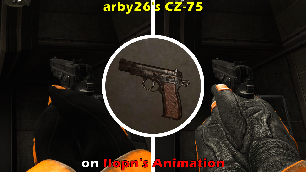 arby26's CZ-75 on IIopn's Animation Mod for Black Mesa | BM Mods