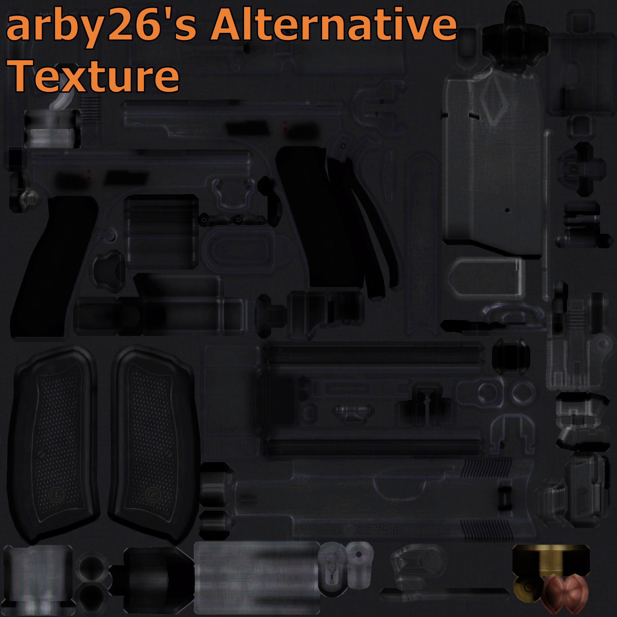 arby26's CZ-75 on IIopn's Animation Mod for Black Mesa | BM Mods