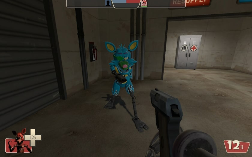 Foxy (FNaF AR) over Scout Mod for Team Fortress 2 | TF2 Mods