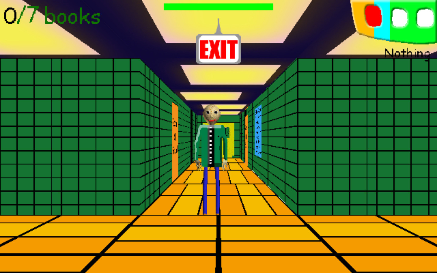 Dark green baldi basics Mod for Baldi's Basics | Baldi Mods