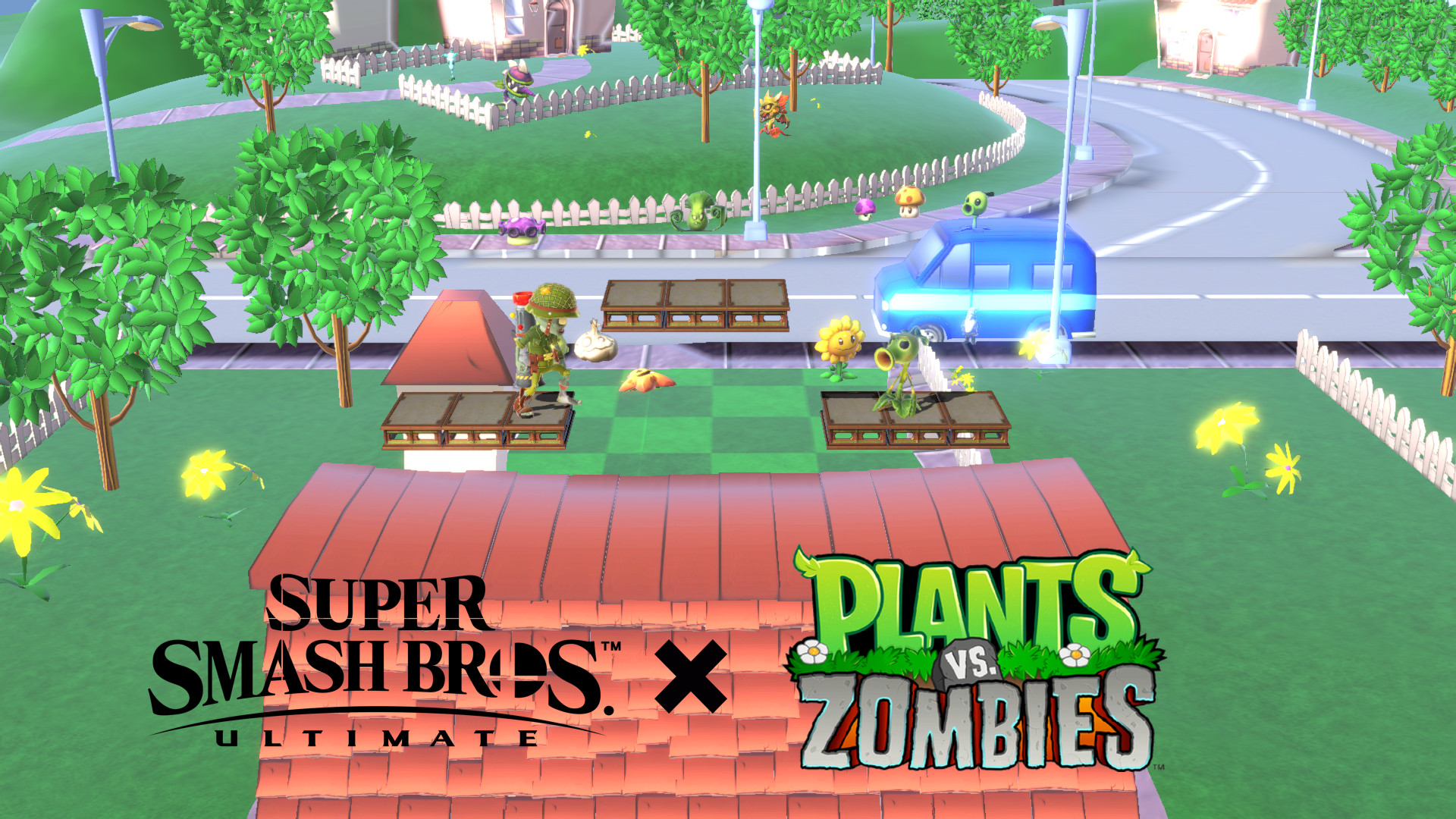 Front Lawn (PvZ) Mod for Super Smash Bros. Ultimate | SSBU Mods