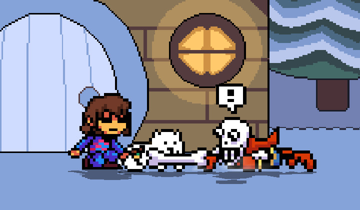 Snowdin Town (Undertale) (CMC+ V8) Mod for Super Smash Bros. Crusade ...