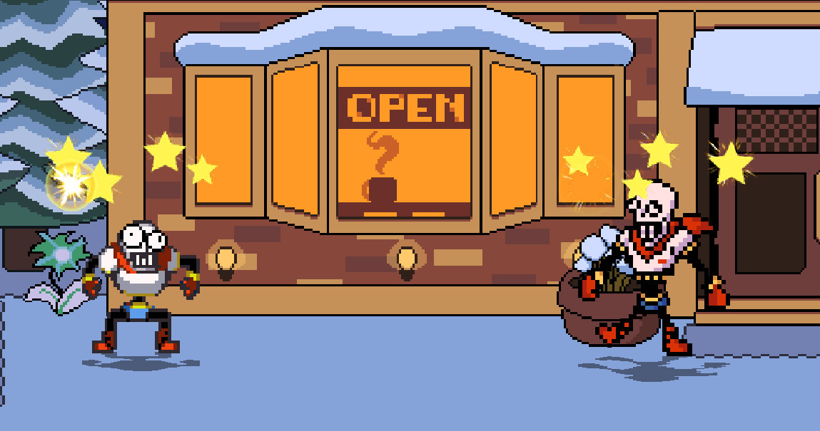 Snowdin Town (Undertale) (CMC+ V8) Mod for Super Smash Bros. Crusade ...