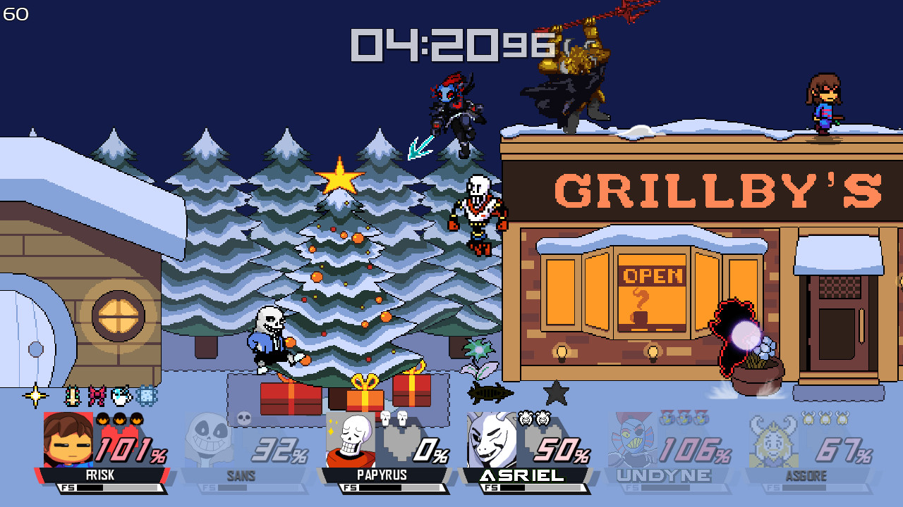 Snowdin Town (Undertale) (CMC+ V8) Mod for Super Smash Bros. Crusade ...