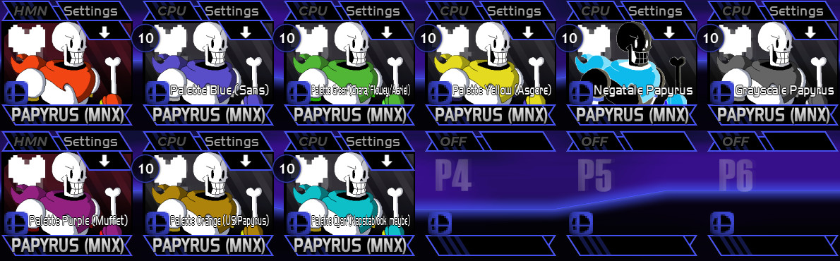 Undertale GFX Pack #01 (CMC+ V8) Mod for Super Smash Bros. Crusade ...