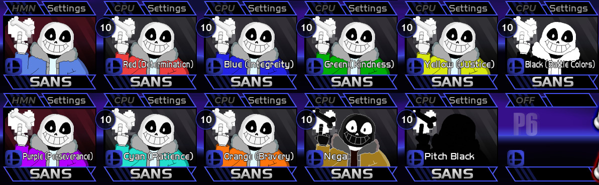Undertale GFX Pack #01 (CMC+ V8) Mod for Super Smash Bros. Crusade ...