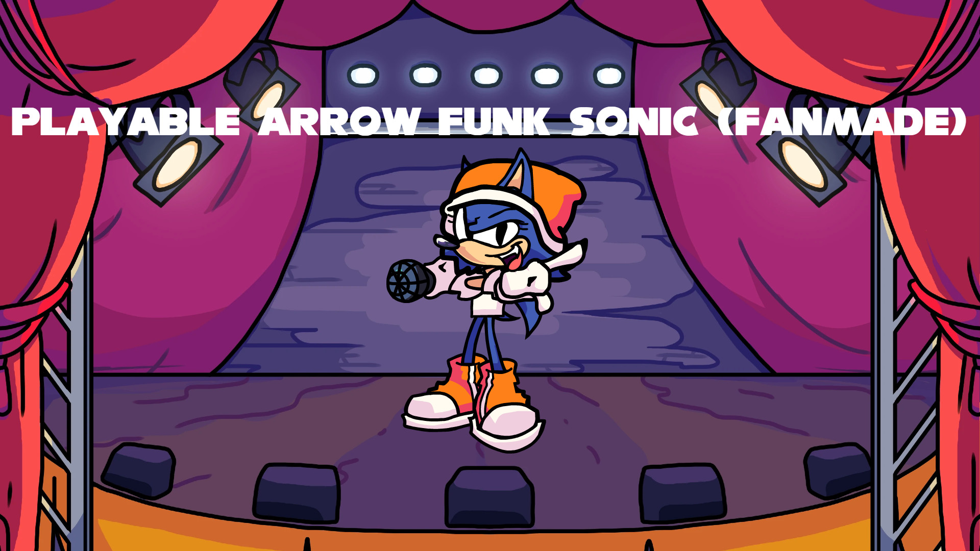 Playable Arrow Funk Sonic (FanMade) + FLA Mod for Friday Night Funkin ...