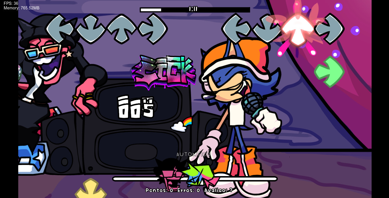 Playable Arrow Funk Sonic (FanMade) + FLA Mod for Friday Night Funkin ...
