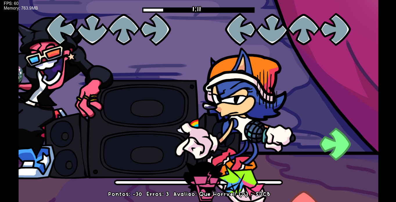 Playable Arrow Funk Sonic (FanMade) + FLA Mod for Friday Night Funkin ...