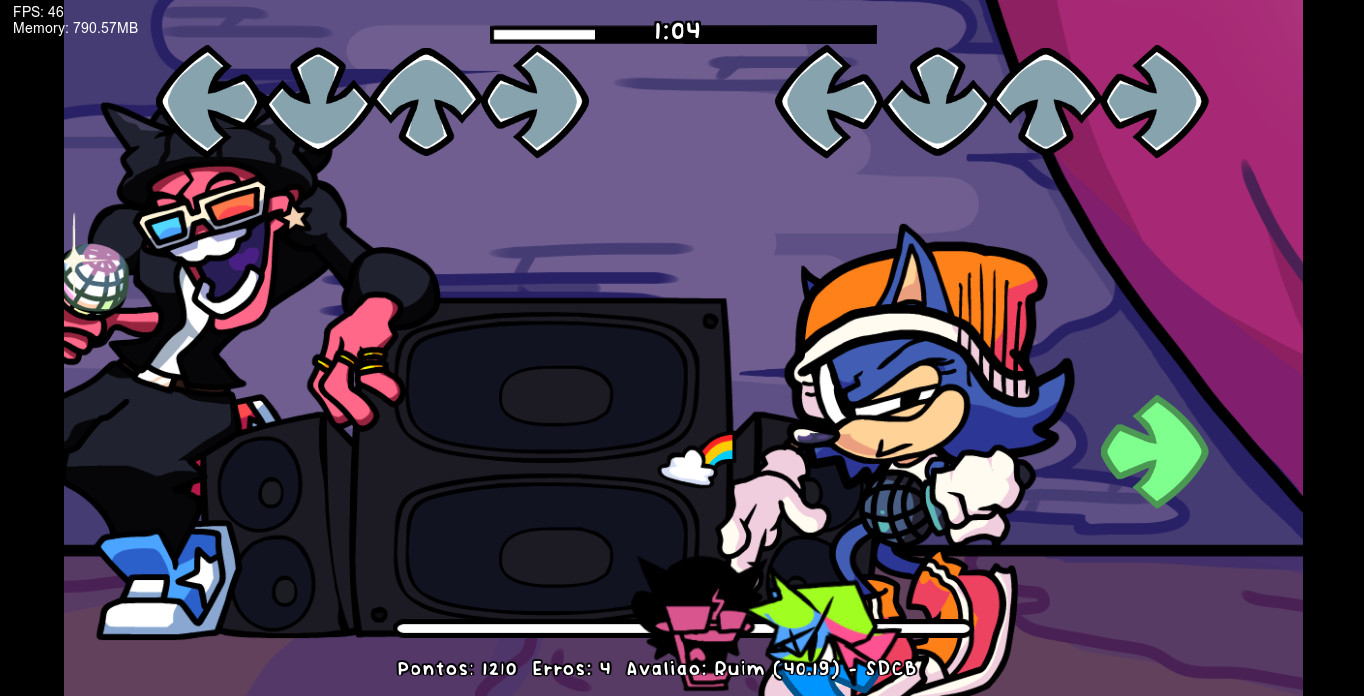 Playable Arrow Funk Sonic (FanMade) + FLA Mod for Friday Night Funkin ...