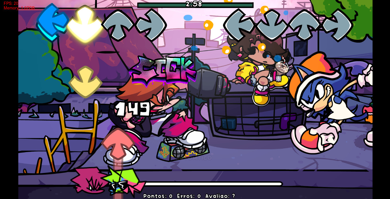 Playable Arrow Funk Sonic (FanMade) + FLA Mod for Friday Night Funkin ...