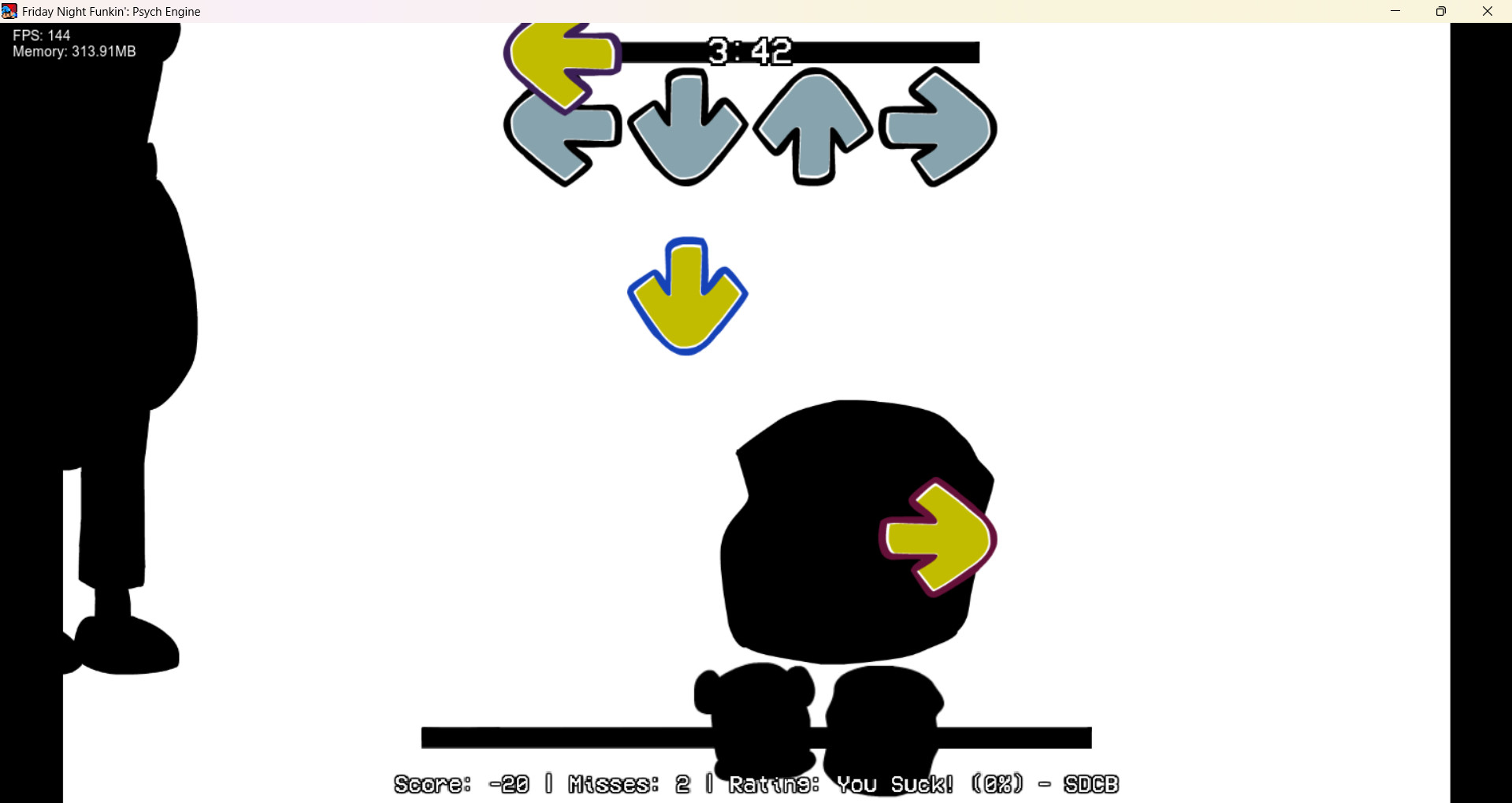 Betafinger but i added the old lyrics Mod for Friday Night Funkin ...