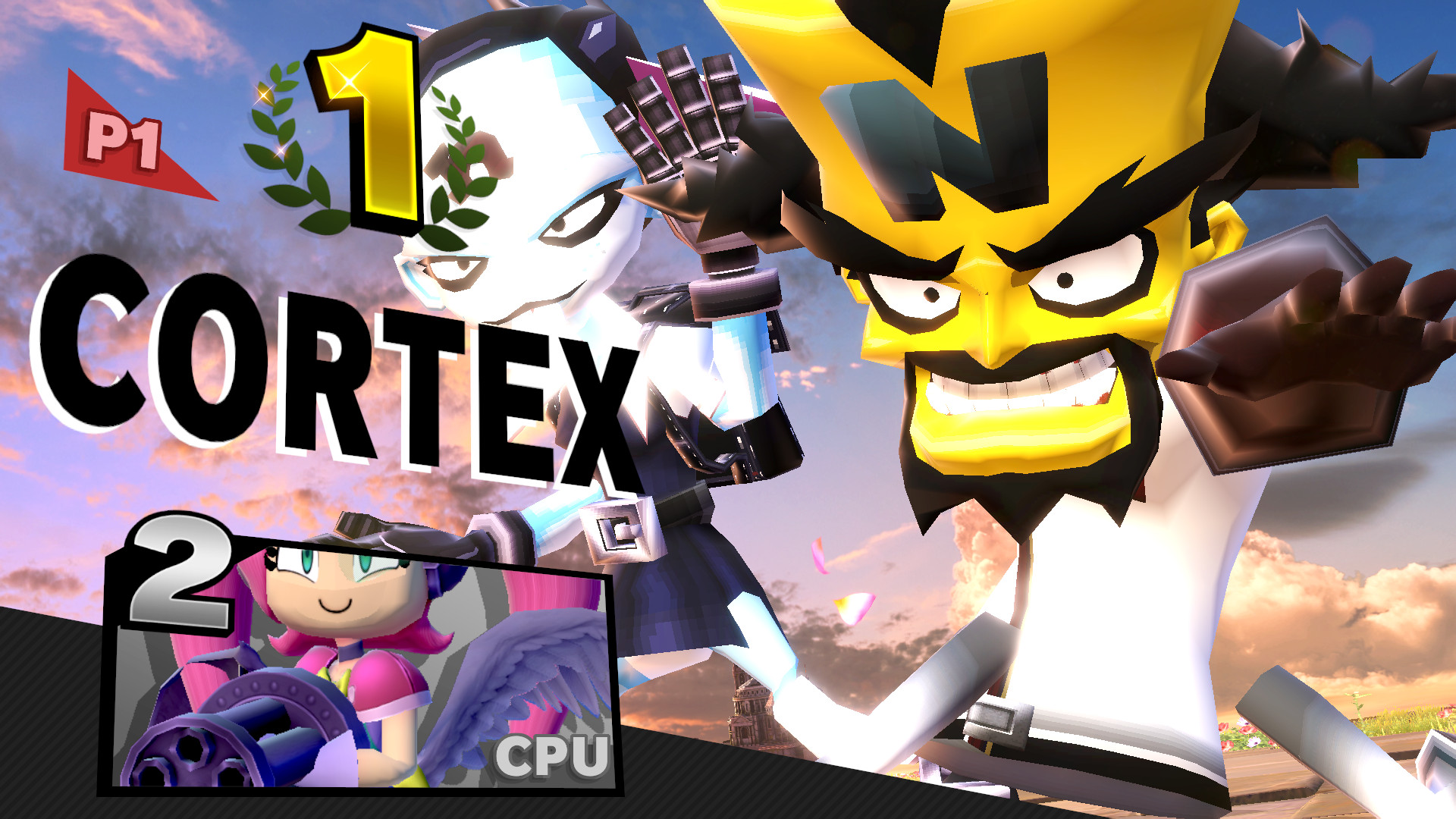 Crash and Cortex over Pyra and Mythra Mod for Super Smash Bros. Ultimate | SSBU Mods